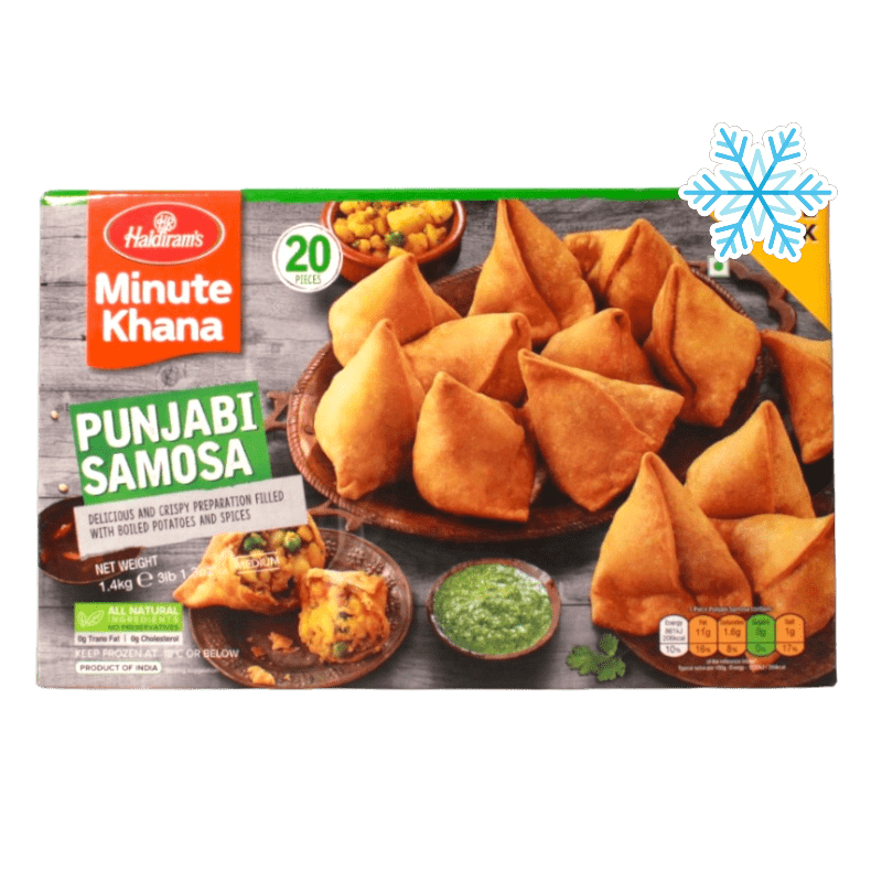 Haldiram's - 1.40kg (Frozen) Minute Khana Punjabi Samosa (Medium) Valu – Jamoona