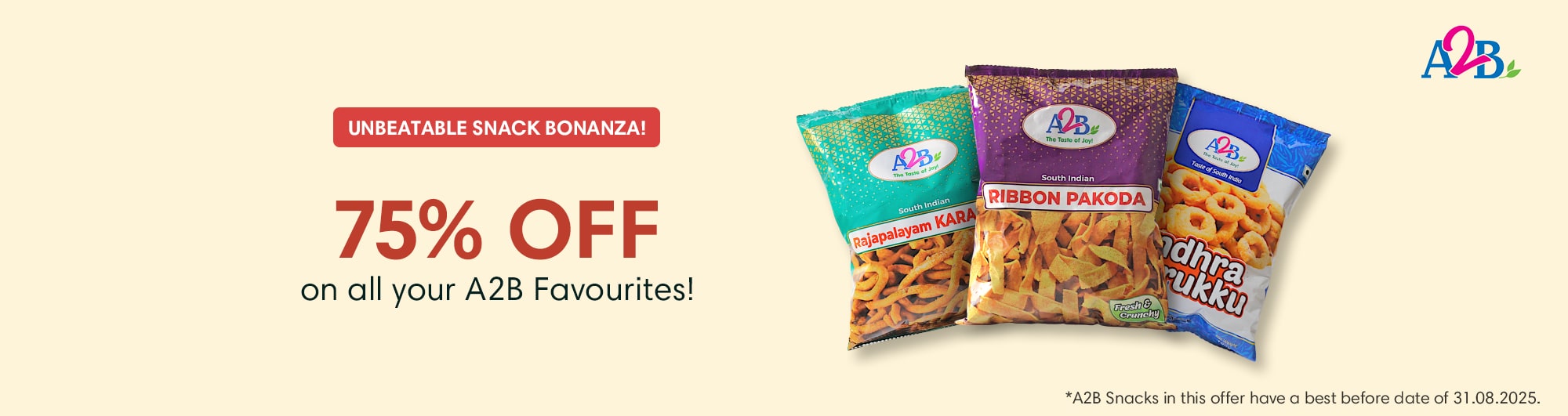 A2B 75% OFF – Jamoona