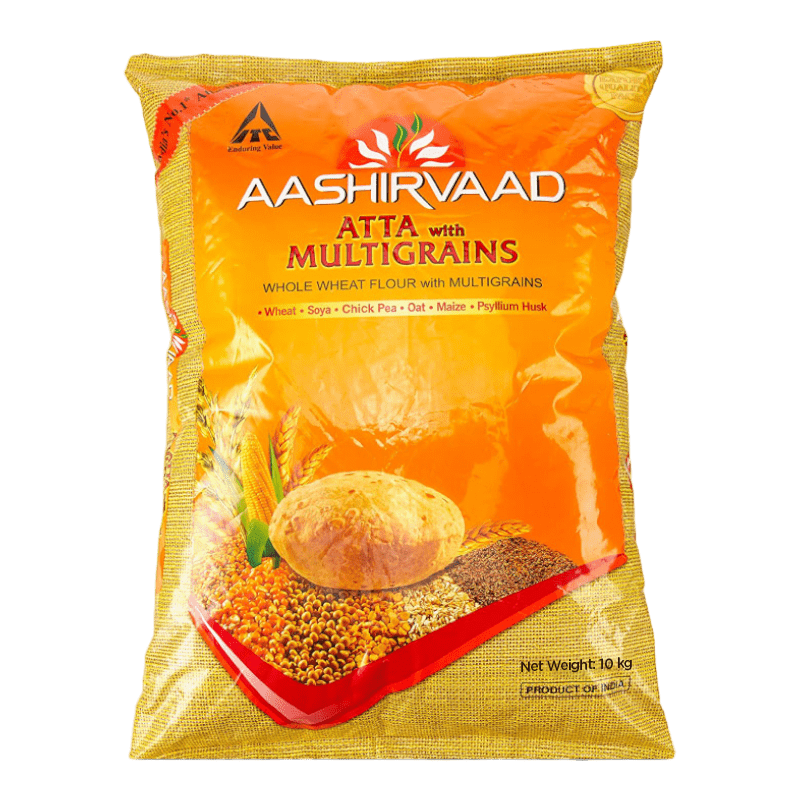 Aashirvaad - 10kg Multigrain Atta (Whole Wheat Flour) – Jamoona