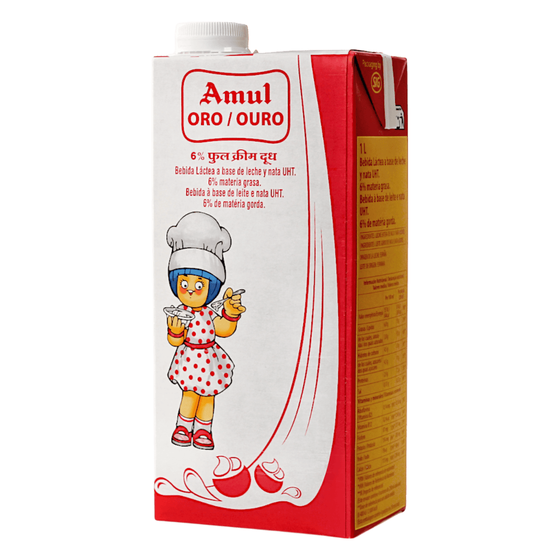 Amul - 1l Gold Milk Full Cream (Fat 6%) – Jamoona