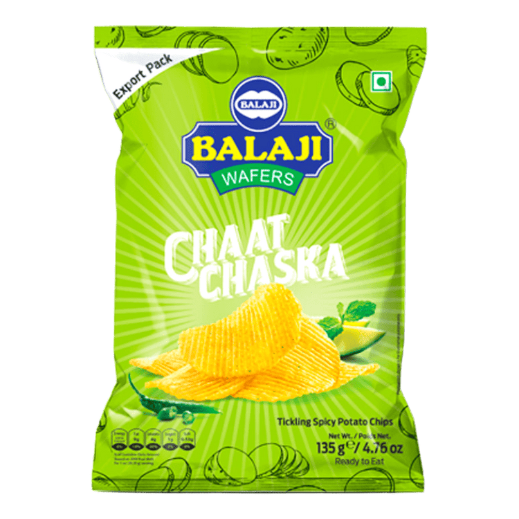 Balaji - 135g Chaat Chaska Potato Chips – Jamoona