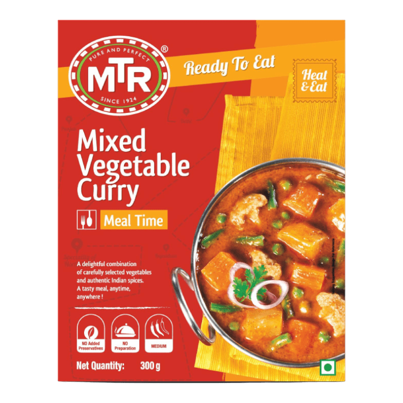 MTR - 300g mixed Vegetable Curry RTE – Jamoona
